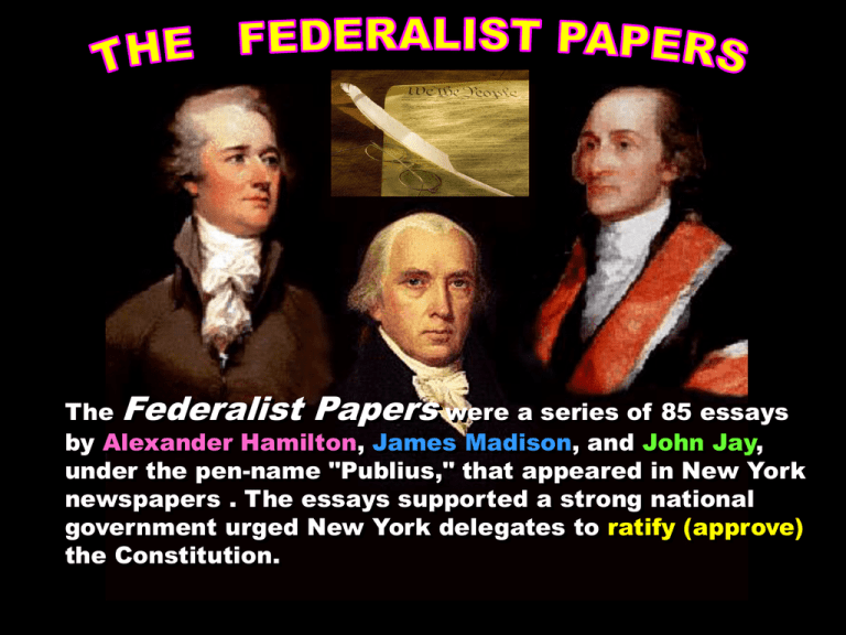 Federalist Papers