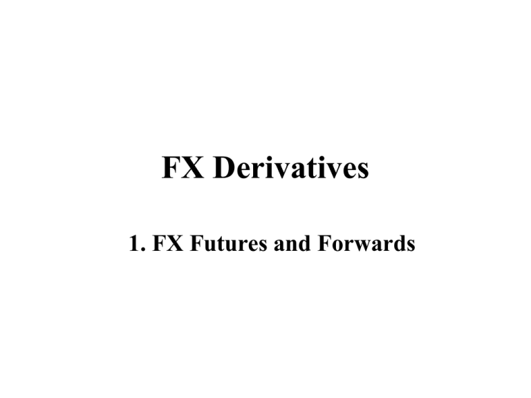 FX Futures Slides