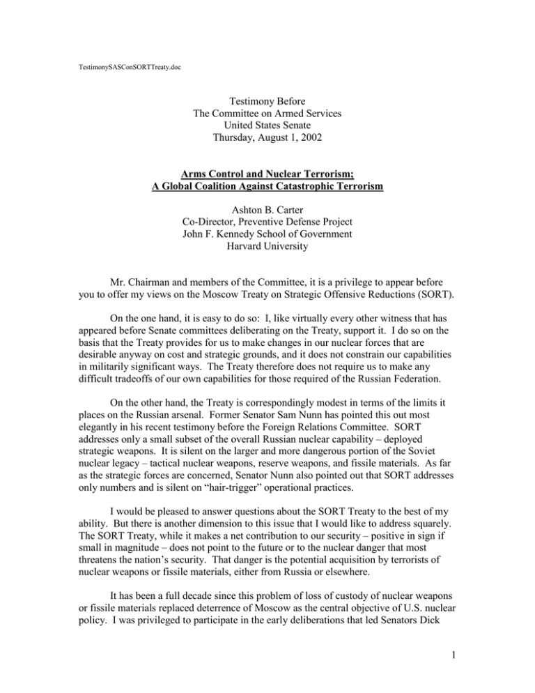 Written Testimony
