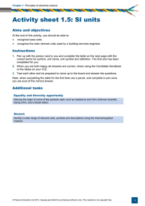 Year 7 Revision schedule booklet