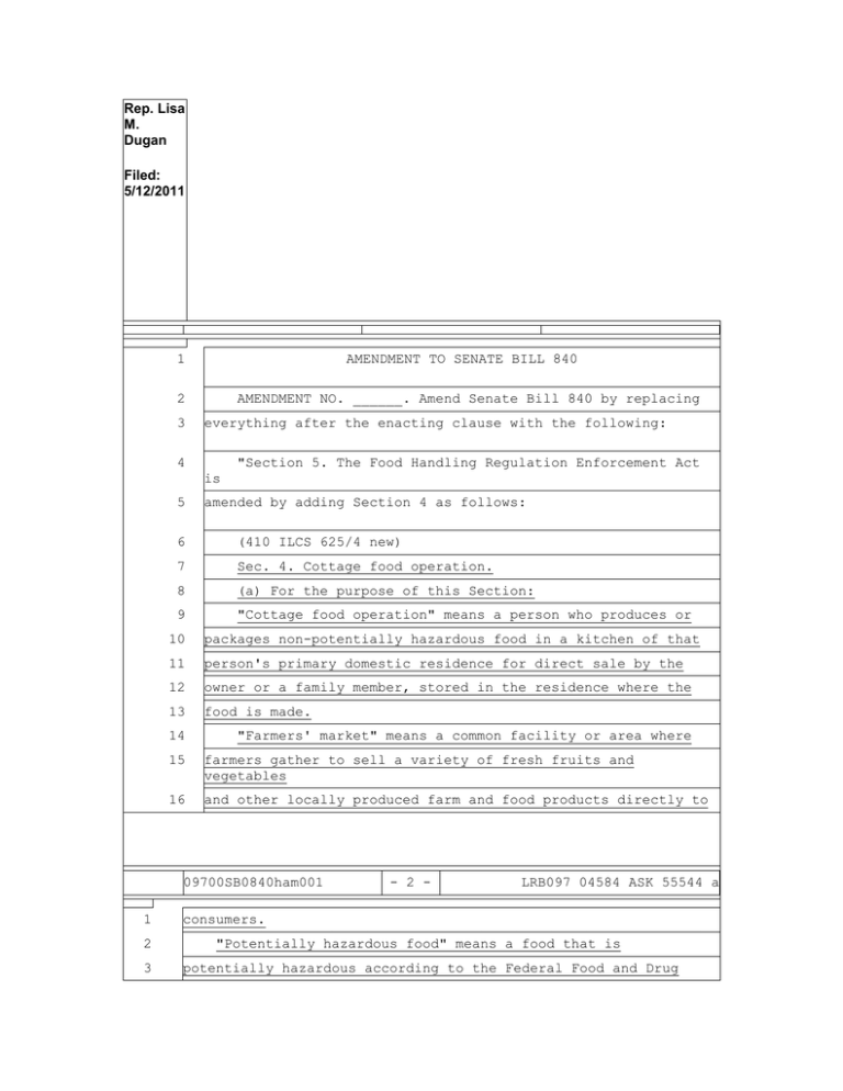 Illinois Senate Bill 840
