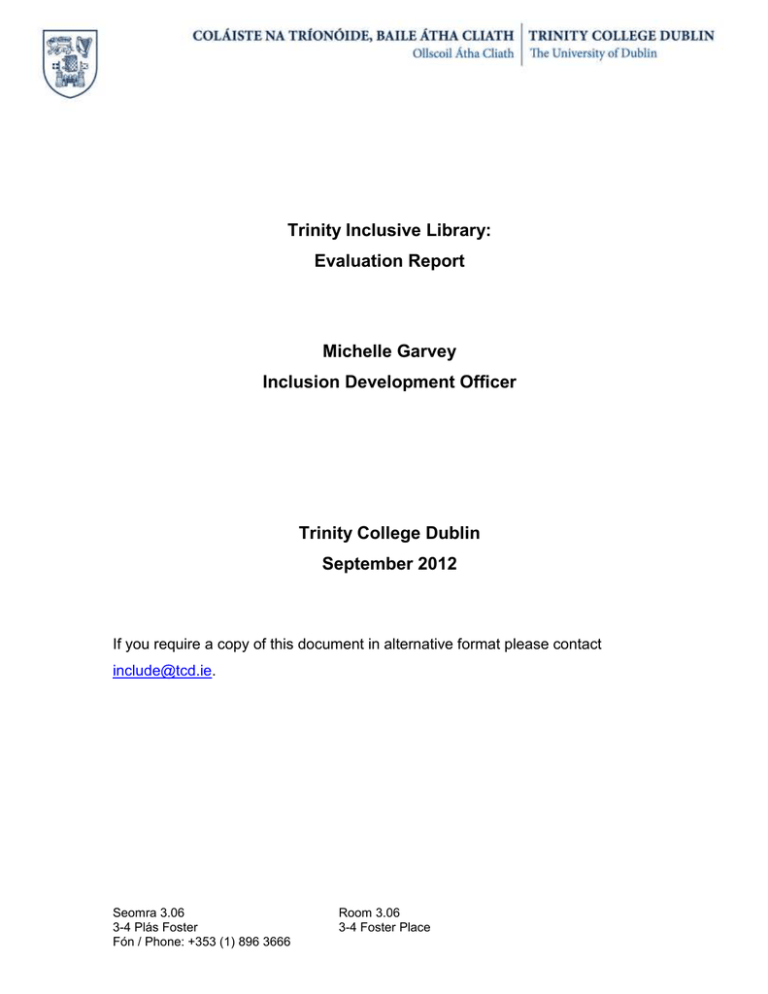 The TIL Evaluation Report (Word, 465kb)