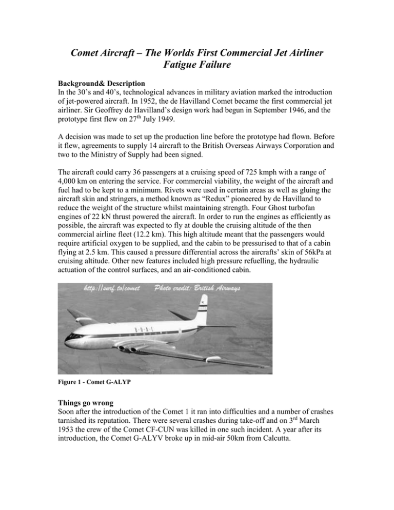 Comet Airliner Fatigue Failure: Analysis & Lessons Learned