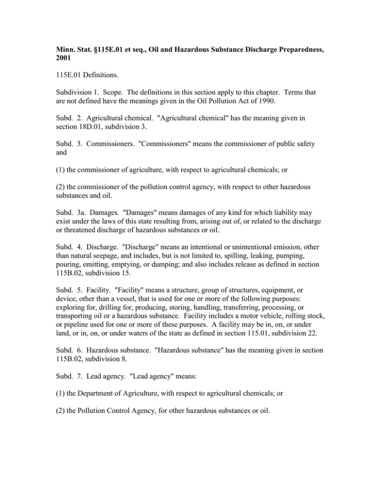 Minn. Stat. §115E.01 et seq.doc