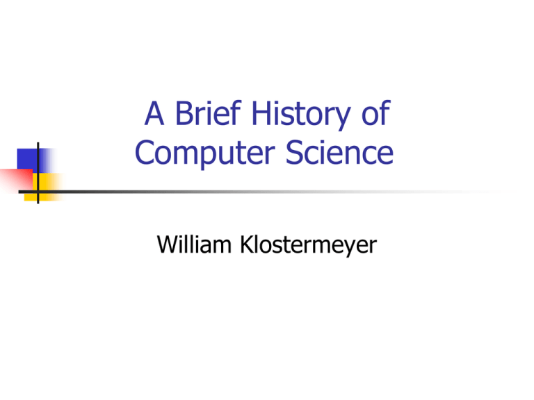 CS History Talk