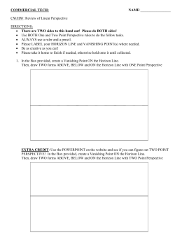 One Point Perspective Vocabulary Quiz