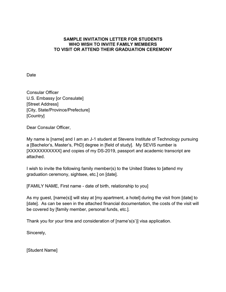 Invitation Letter For Uk Visa Graduation Ceremony Infoupdate