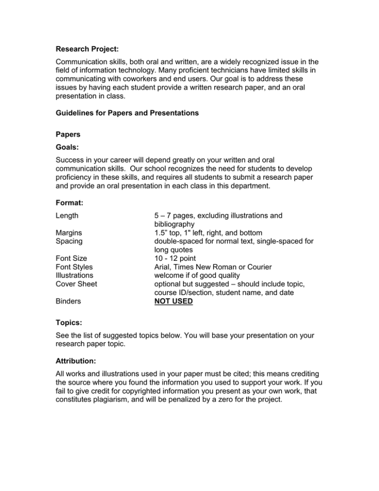 Research Project 