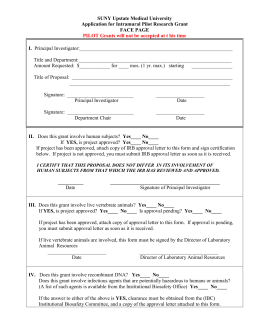Letter of Agreement