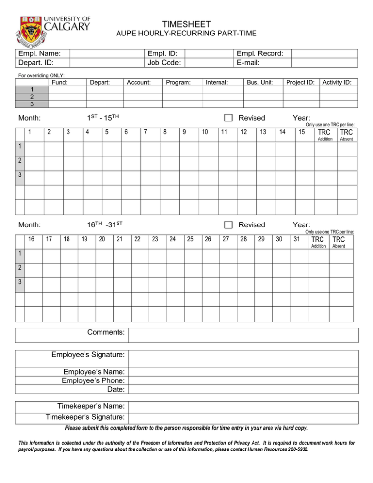 TIMESHEET
