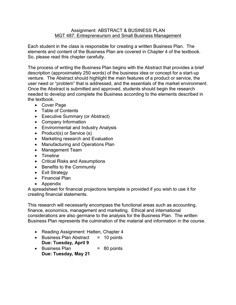  A Written Business Plan Example Of A Business Plan 2019 02 08