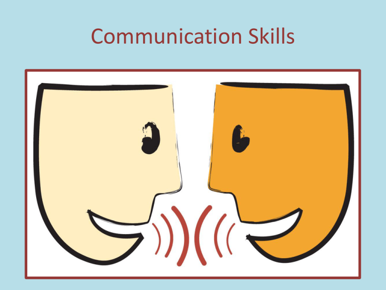 Communication Skills Communication Skills