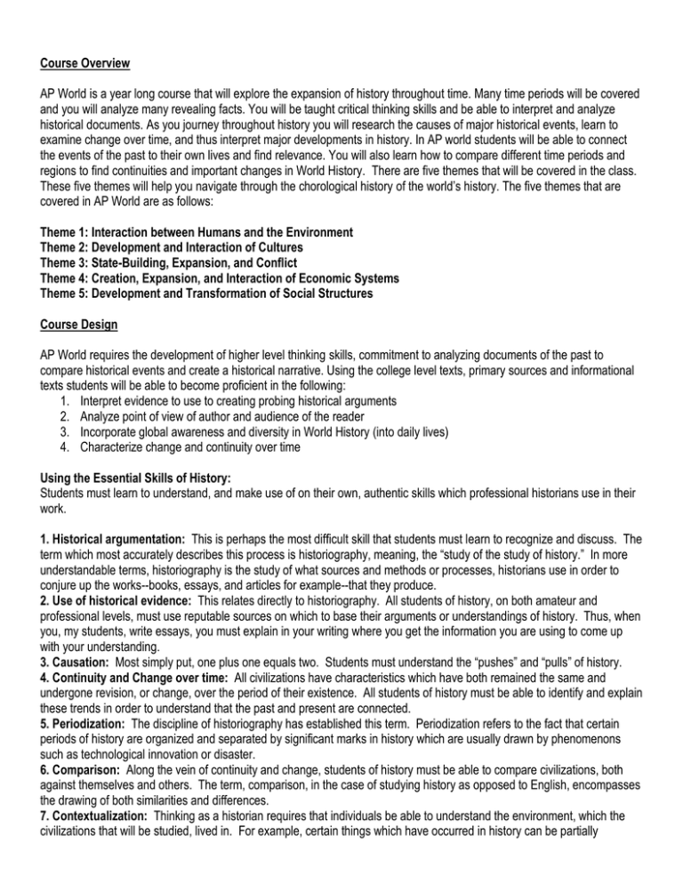 Course Overview