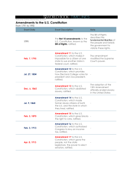 AMENDMENT CHEAT SHEET