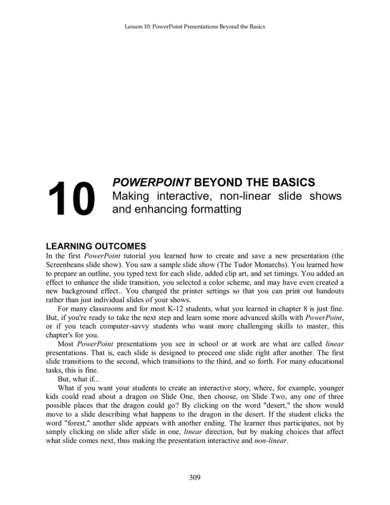 Lesson 10 PowerPoint
