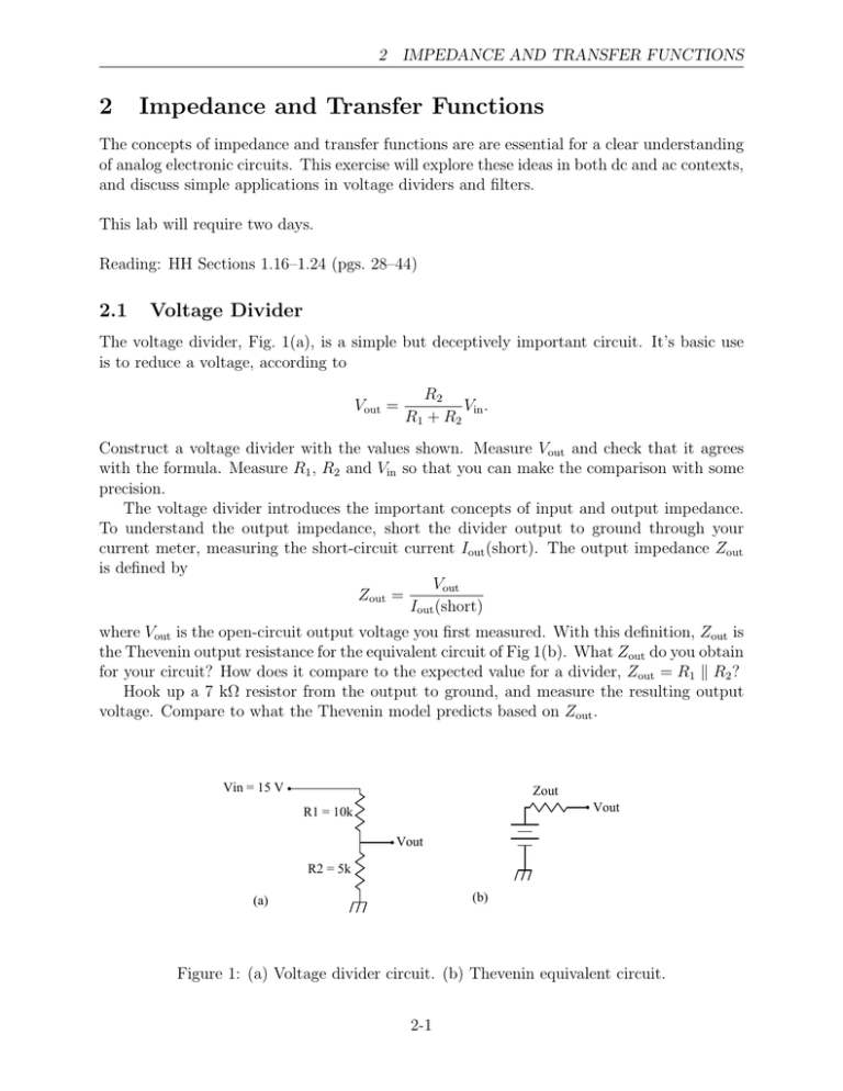 2 Impedance and Transfer Functions
