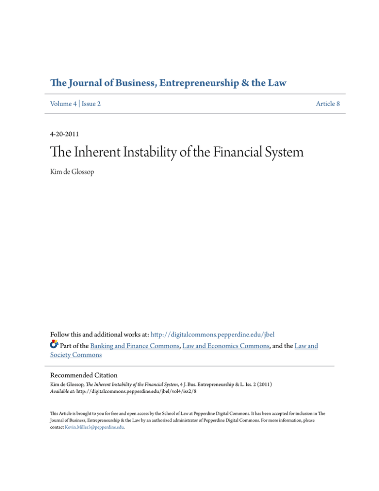 The Inherent Instability of the Financial System