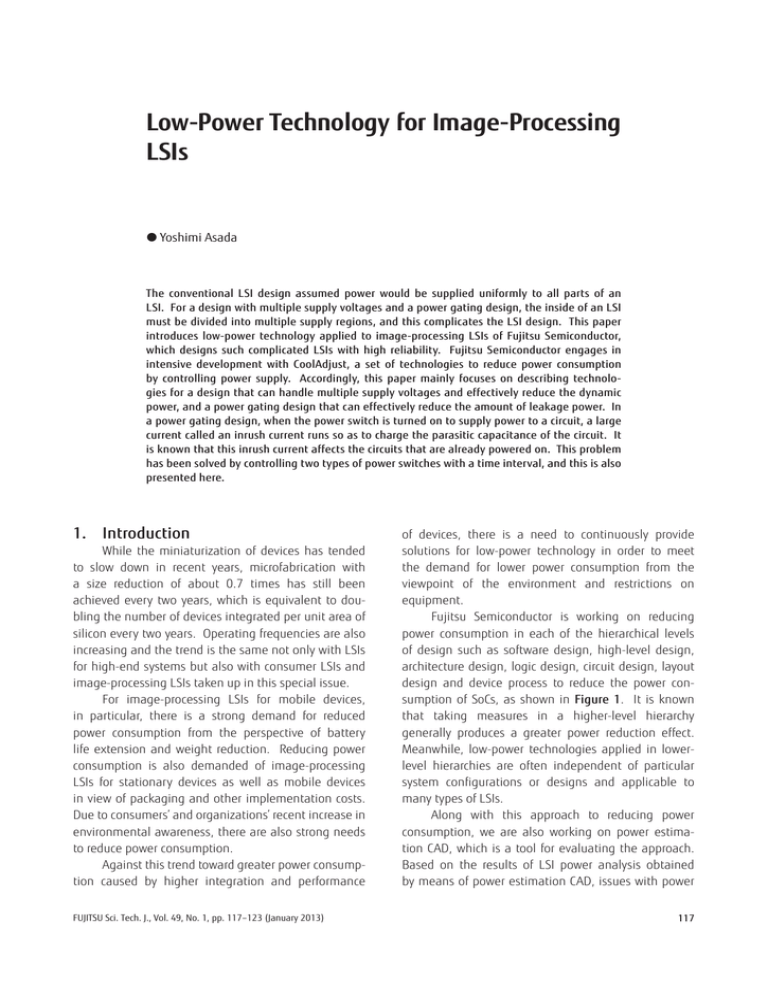 Low-Power Technology for Image-Processing