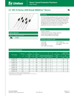 SIDACtor - Littelfuse