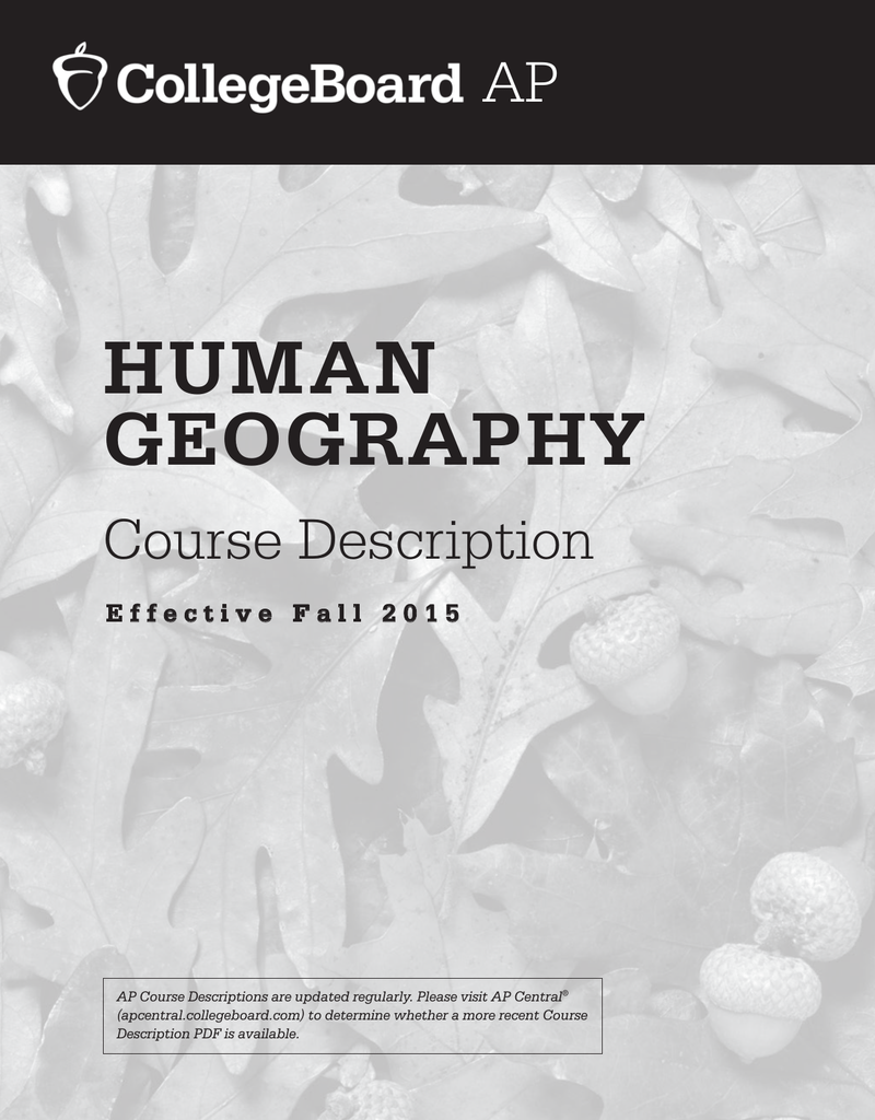 ap-human-geography-course-description