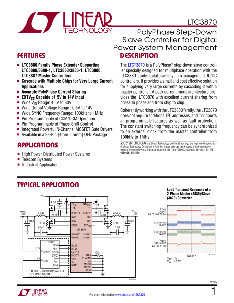 LTC3870 - Linear Technology