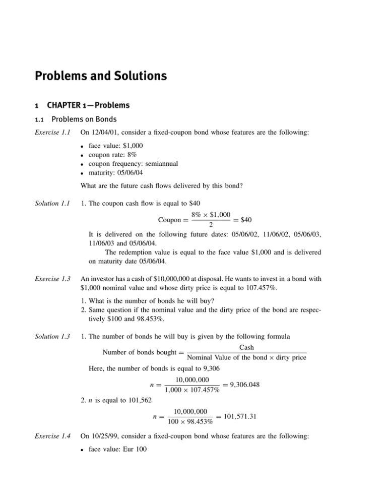 Problems And Solutions