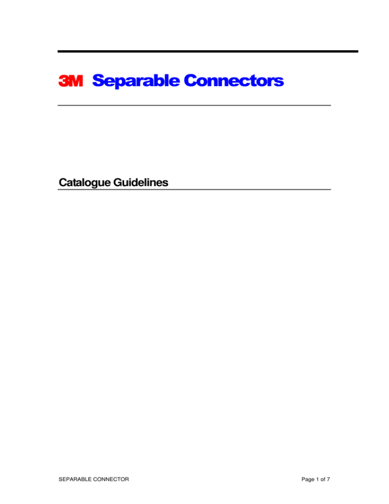 3 Separable Connectors