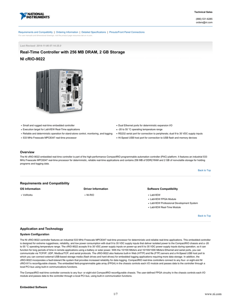 Data Sheet - National Instruments