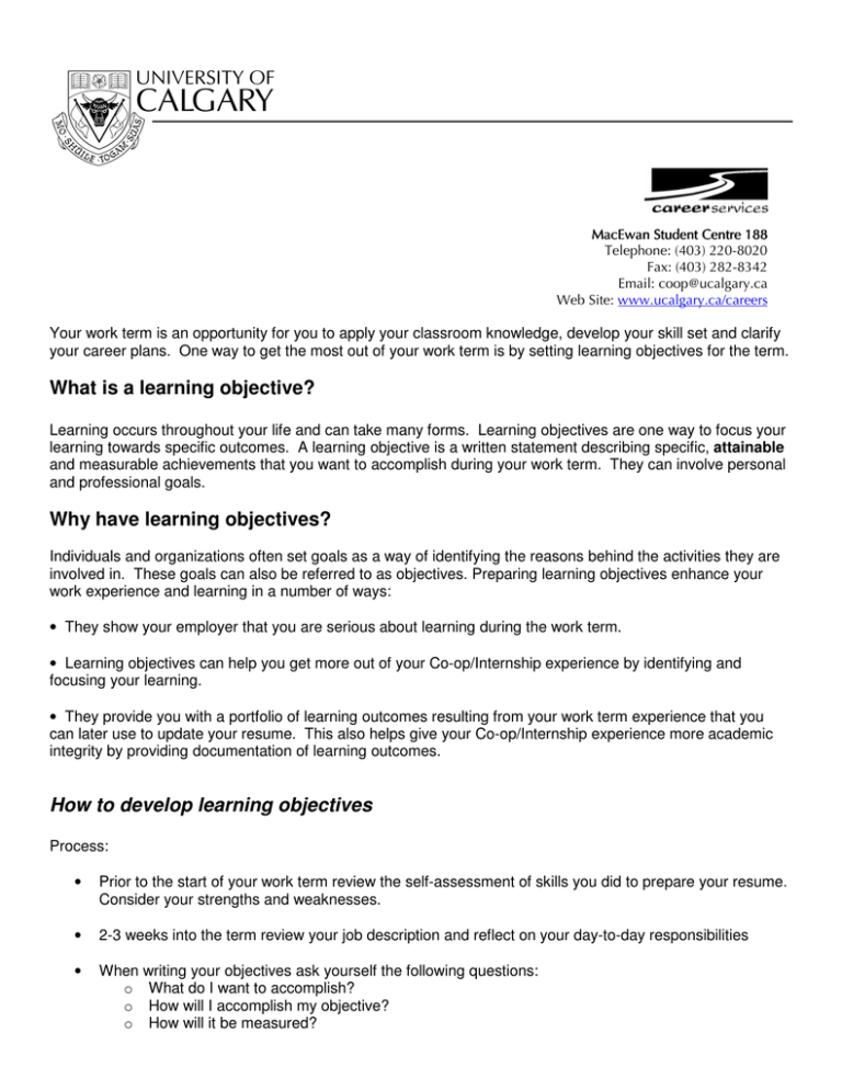 What Is A Learning Objective Why Have Learning Objectives How To