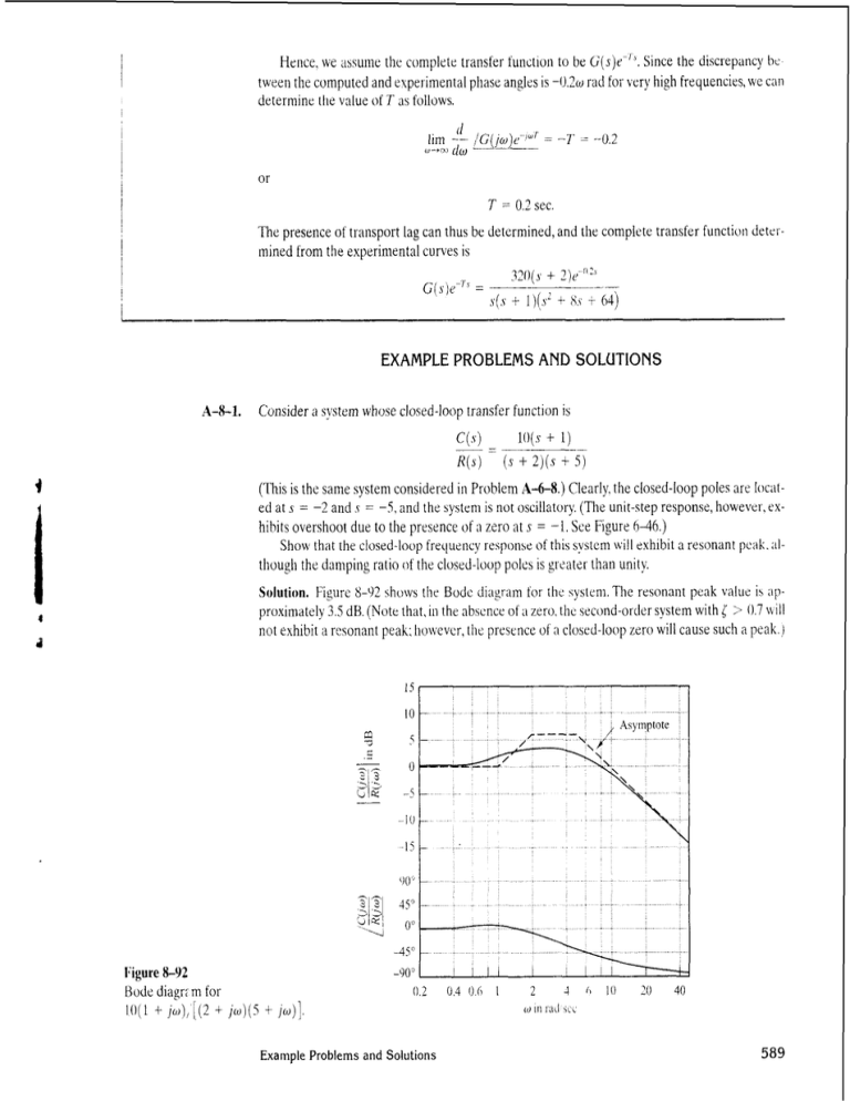 EXAMPLE PROBLEMS AND SOLUTIONS EXAMPLE PROBLEMS AND SOLUTIONS