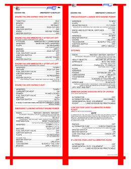 Checklist for Cessna 172N