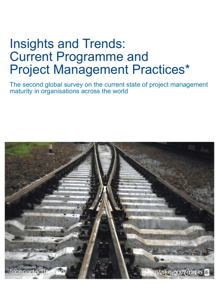 Current Programme and Project Management Practices
