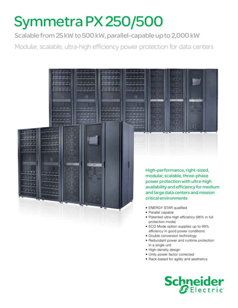 Symmetra PX 250/500 - Critical Power Exchange