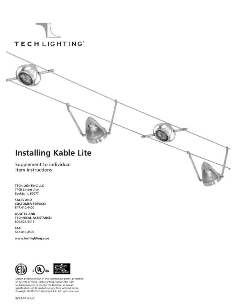 Installing Kable Lite