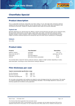 Technical Data Sheet Tankguard DW