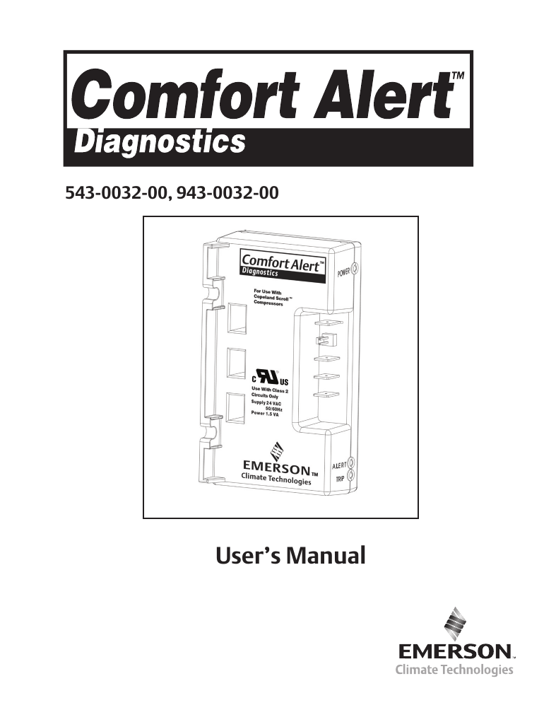 Comfort Alert diagnostics