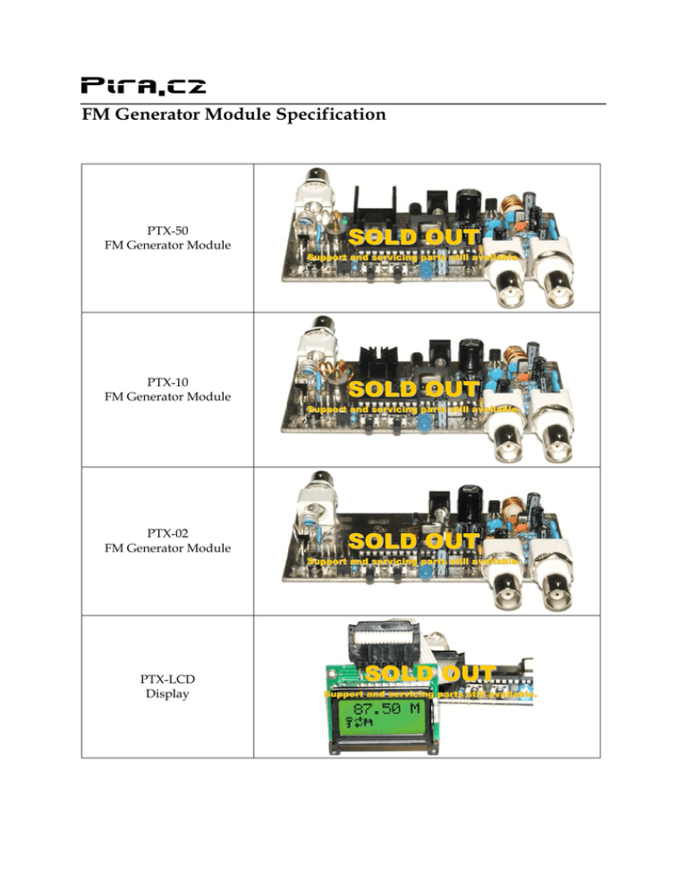 FM Generator Module Specification