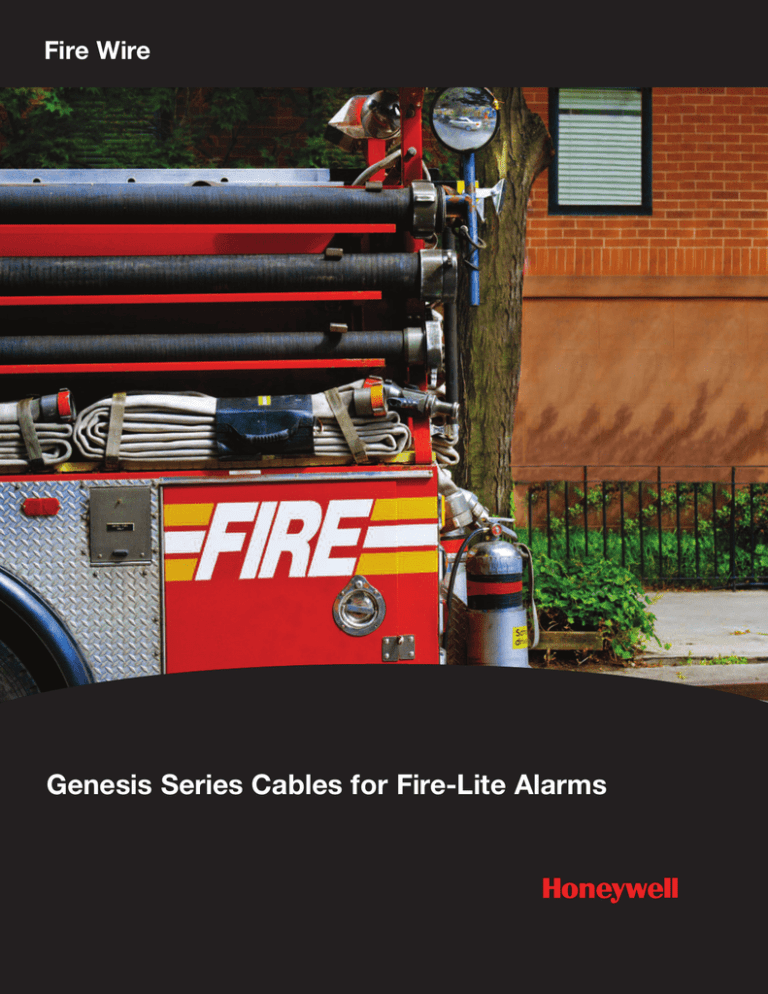 Fire Wire, Genesis Series Cables for Fire-Lite