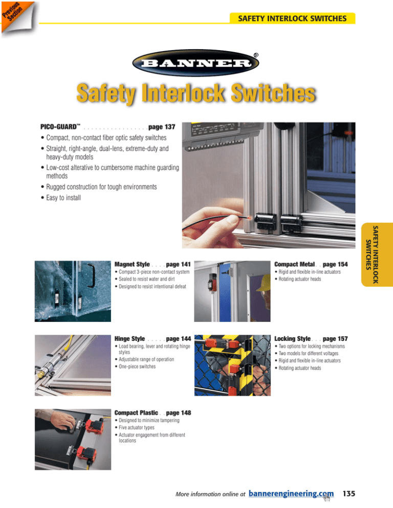 Safety Interlock Switches