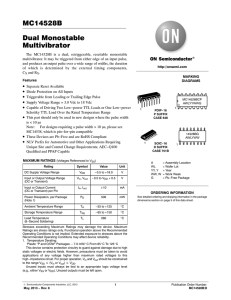 MC14541B Programmable Timer