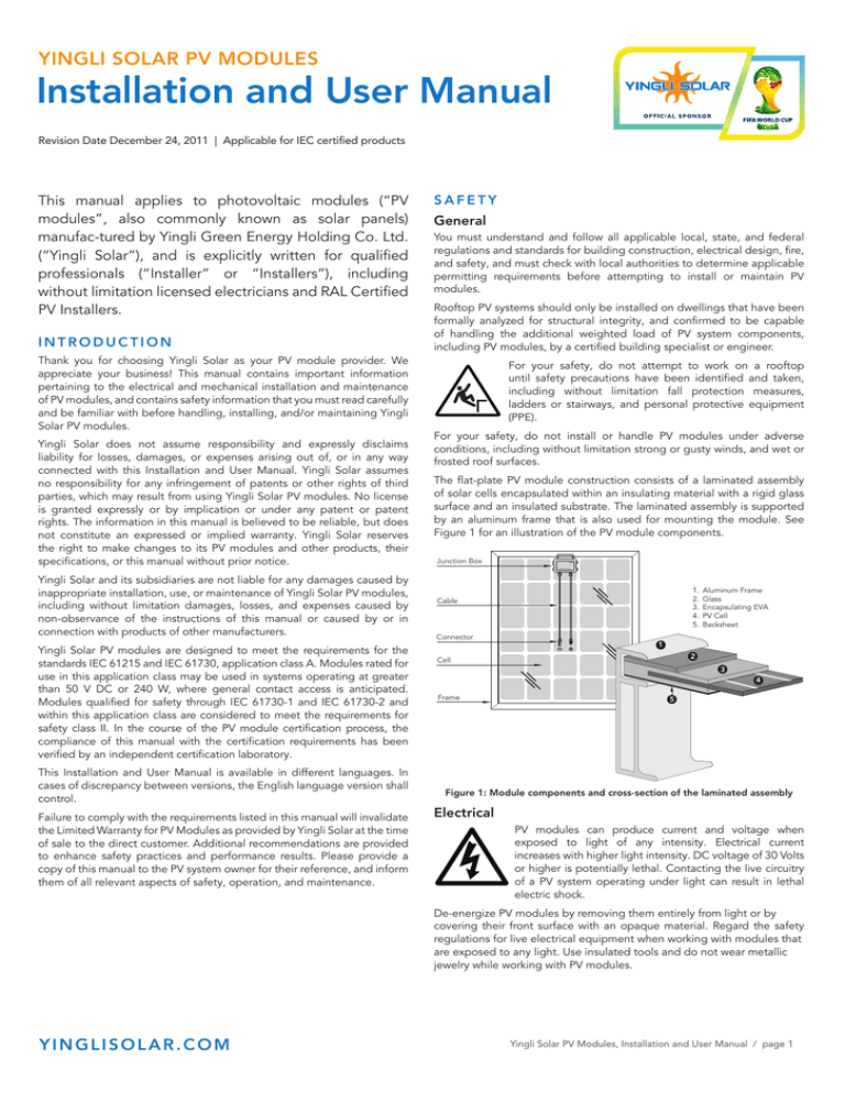 Installation and User Manual