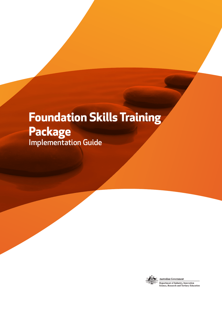 Foundation Skills Training Package