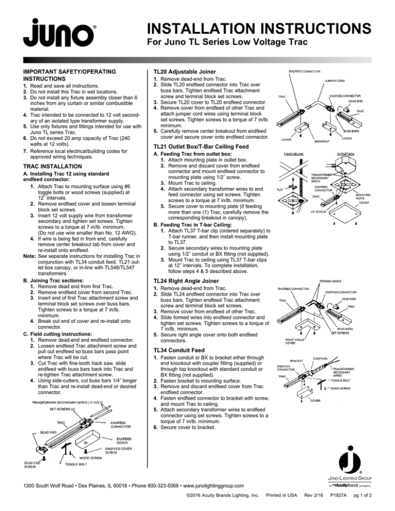Installation Instructions