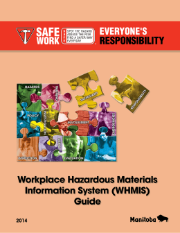 Lab Safety-WHMIS handout & quiz - sarahmackenzie