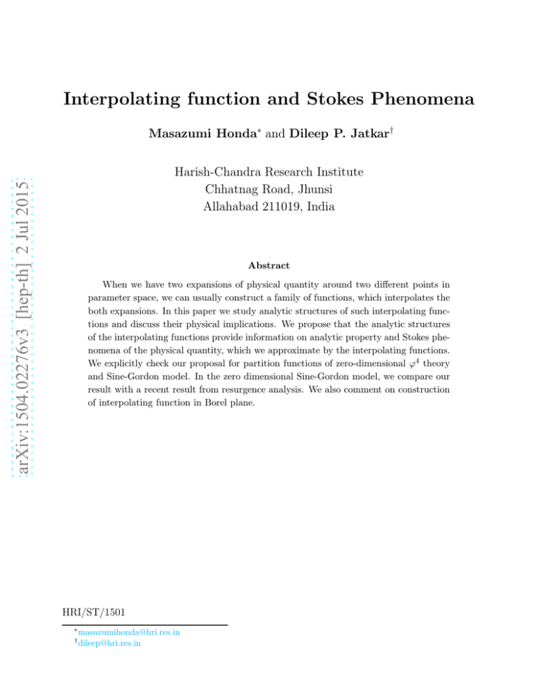 Interpolating Function