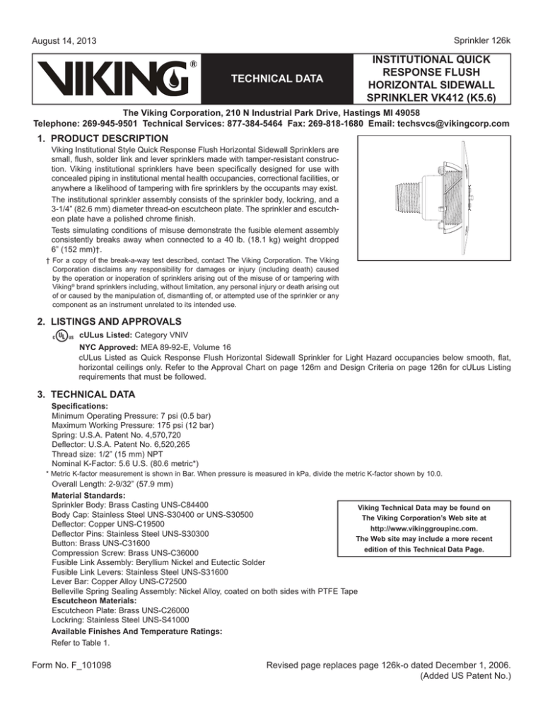 Technical Data Sheet