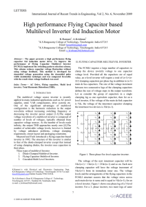 Flying Capacitor multilevel inverters