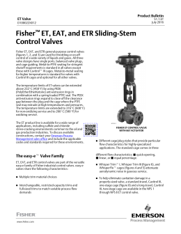 Fisher™ HP Series Control Valves