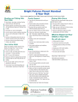 Bright Futures: 3 Year Visit Parent Handout
