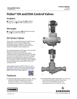 Fisher™ HP Series Control Valves